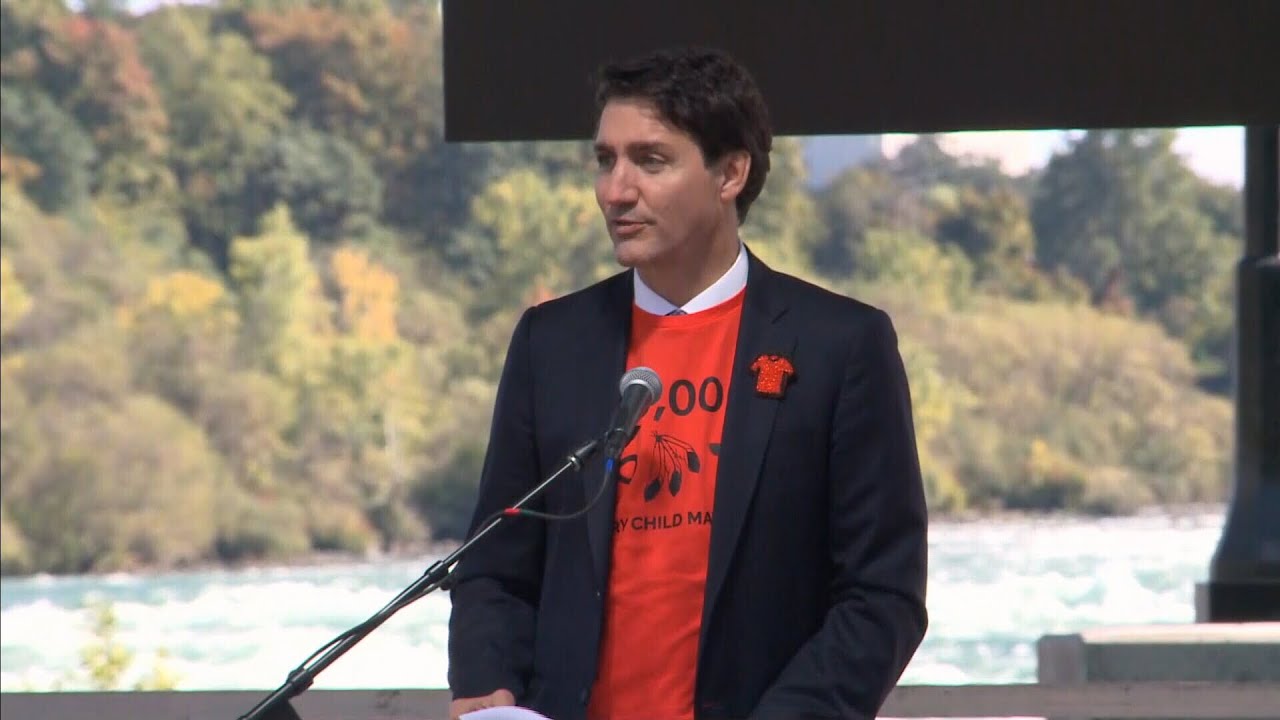 Prime Minister Justin Trudeau marks Truth and Reconciliation day in ...