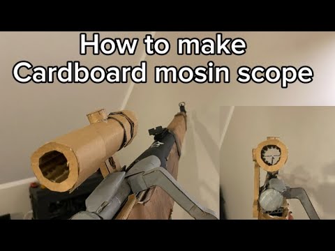 How to make Cardboard Scope „Mosin” - YouTube