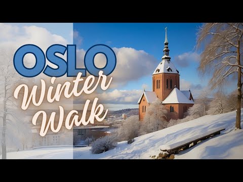 Oslo Norway City Walk in Snow January 2024 - YouTube