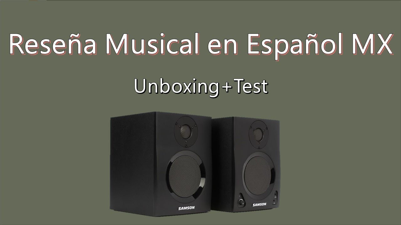 SAMSON MediaOne BT4 - Unboxing + Test | Reseña Musical en Español MX ...