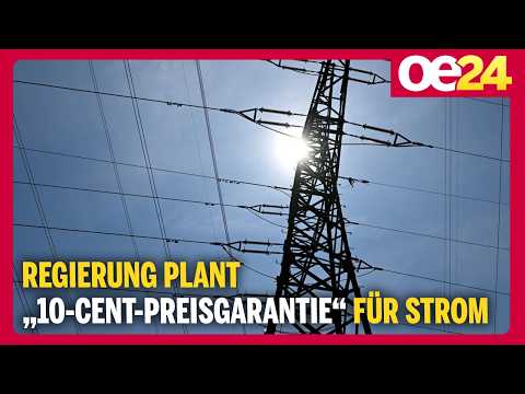 Regierung plant „10-Cent-Preisgarantie“ für Strom