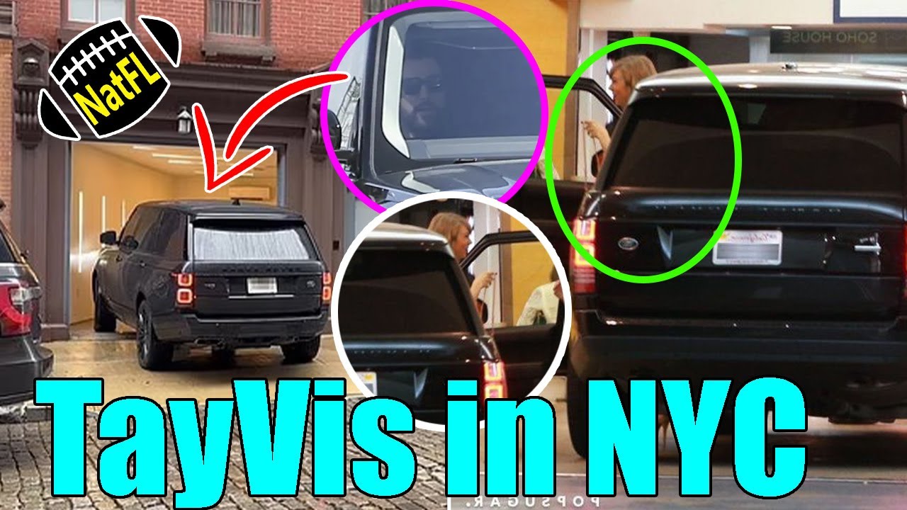 Taylor Swift & Travis Kelce's motorcade returns Tribeca Apartment in ...