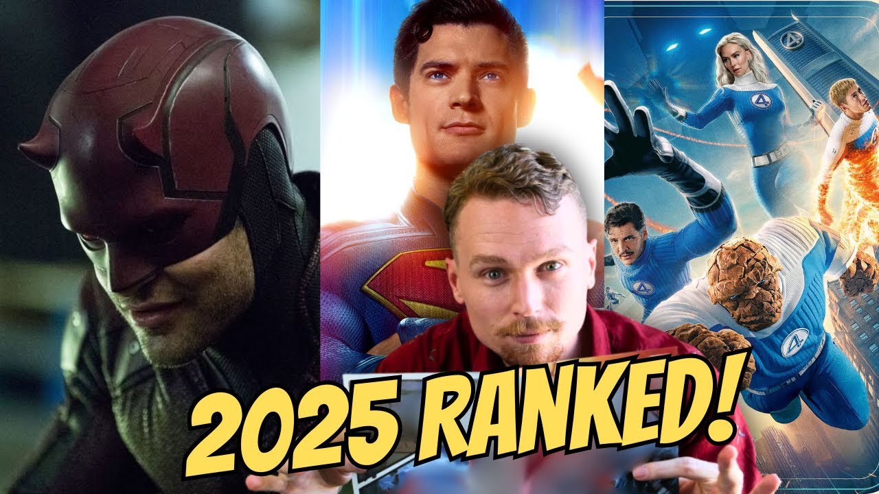 RANKING 2025 Superhero Movies/TV + James Gunn DCU Updates! - YouTube