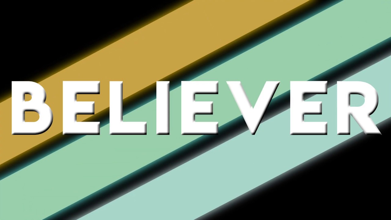 Imagine Dragons - Believer Kinetic Typography - YouTube