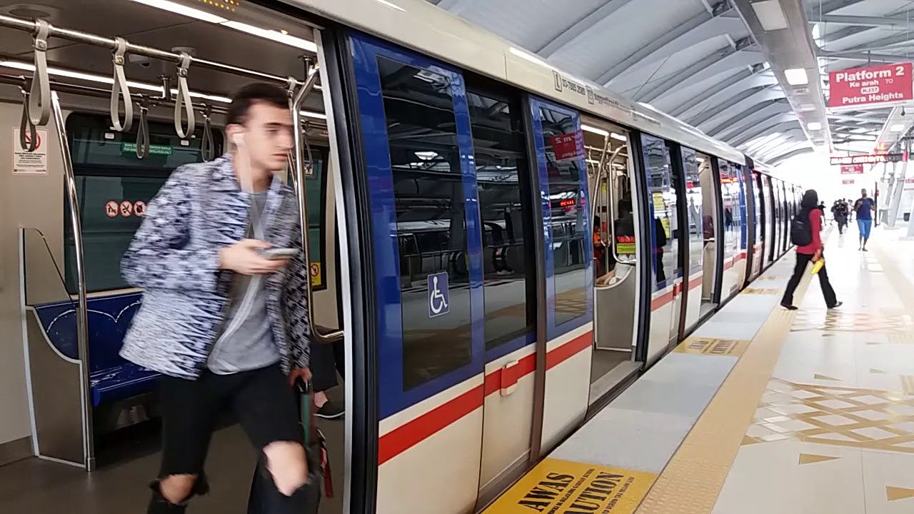 Kelana Jaya Line - Bombardier Innovia Metro 300 Passing Ara Damansara - YouTube
