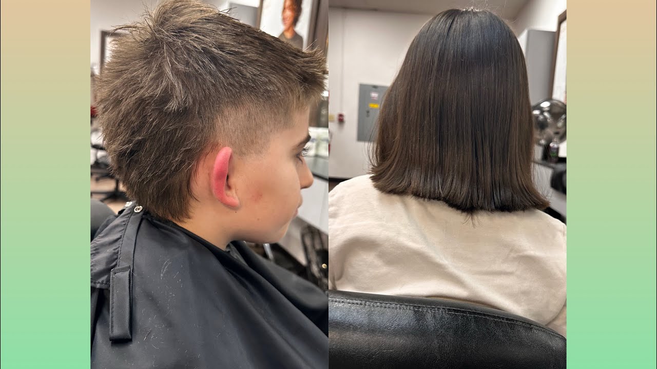 DITL/ MINI VLOG / HAIRCUT N TRIMS FOR THE KIDDOS. - YouTube