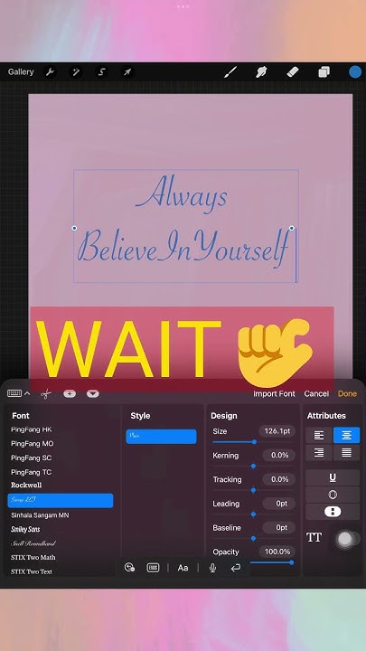 "Quick & Easy Procreate Hack: Create Stunning, Elegant Motivation Wallpapers! | Friendly ...
