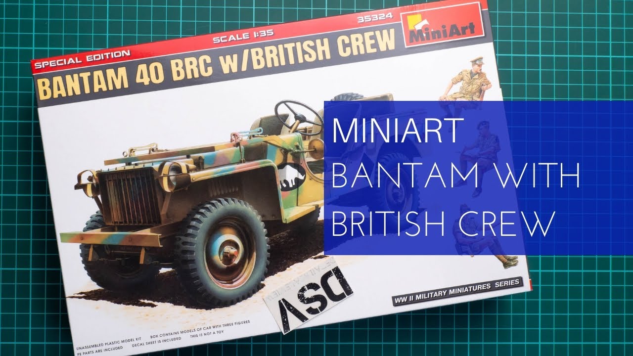 Miniart 1/35 BANTAM with British Crew (35324) Review - YouTube