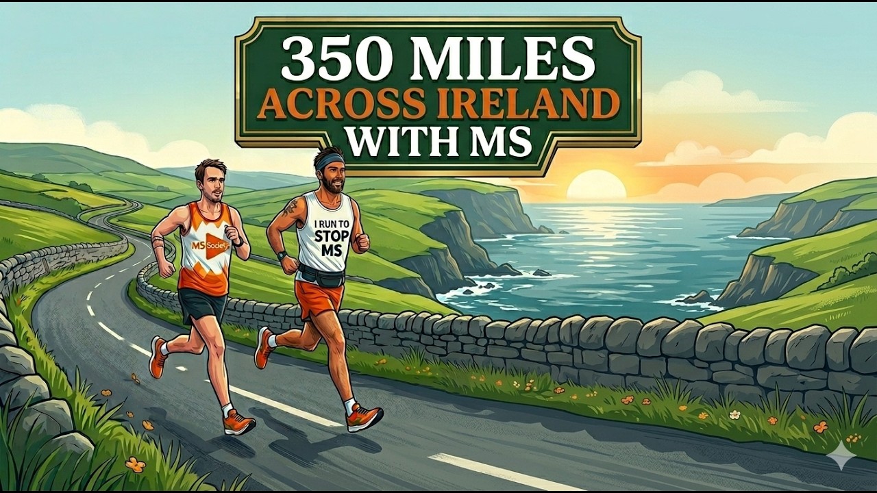 Diagnosed with MS. Now They're Running the Length of Ireland - YouTube