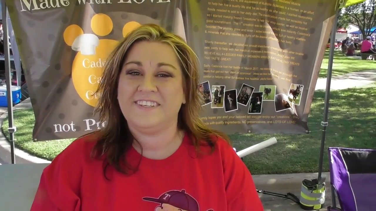 Amarillo Community Market: Audra Rea - Cadence's Canine Creations - YouTube