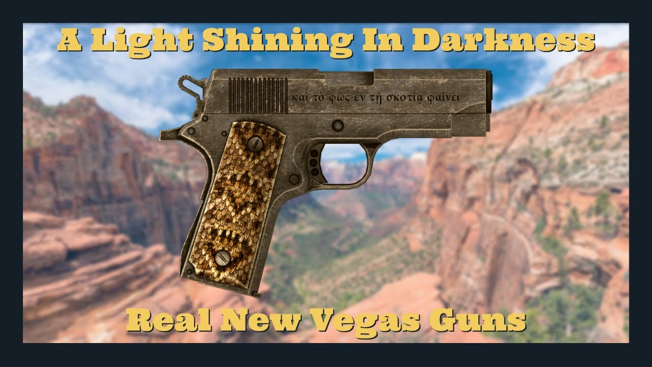 A Light Shining in Darkness Real Life - Gunsmith Explains New Vegas ...
