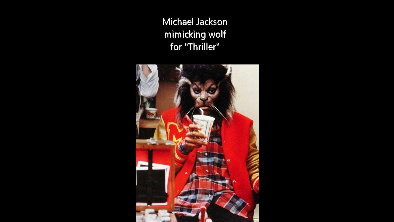 Michael Jackson Mimicking Wolves Thriller Recording #mj - YouTube