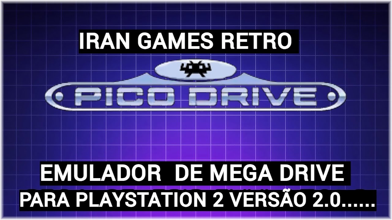 Atualização pico drive 2 0 emulador de Sega mega drive para Ps2 - YouTube