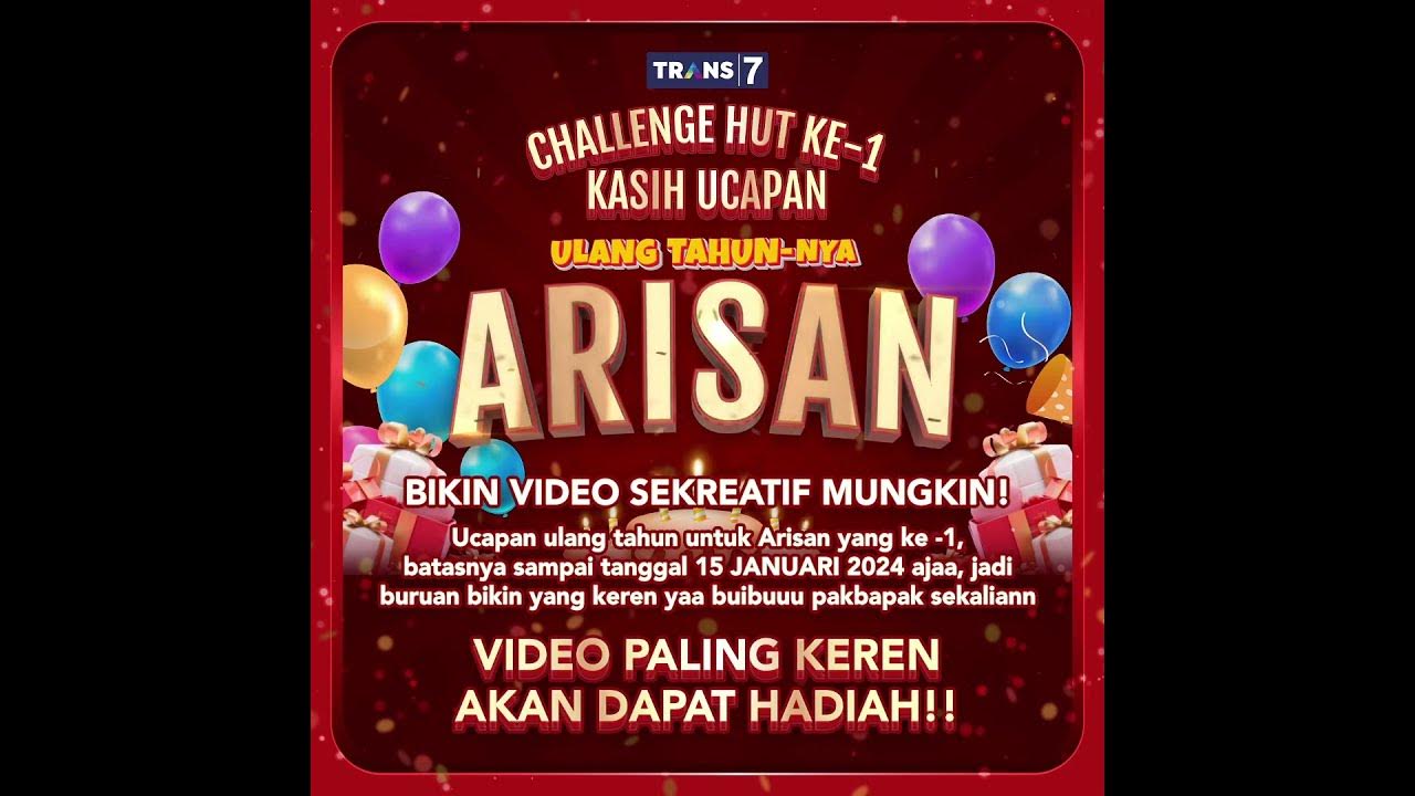 Challenge ARISAN 1 Tahun - YouTube