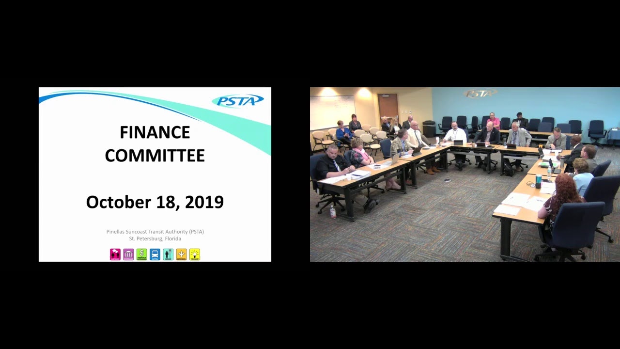 Finance Committee Meeting 10/18/2019 - YouTube