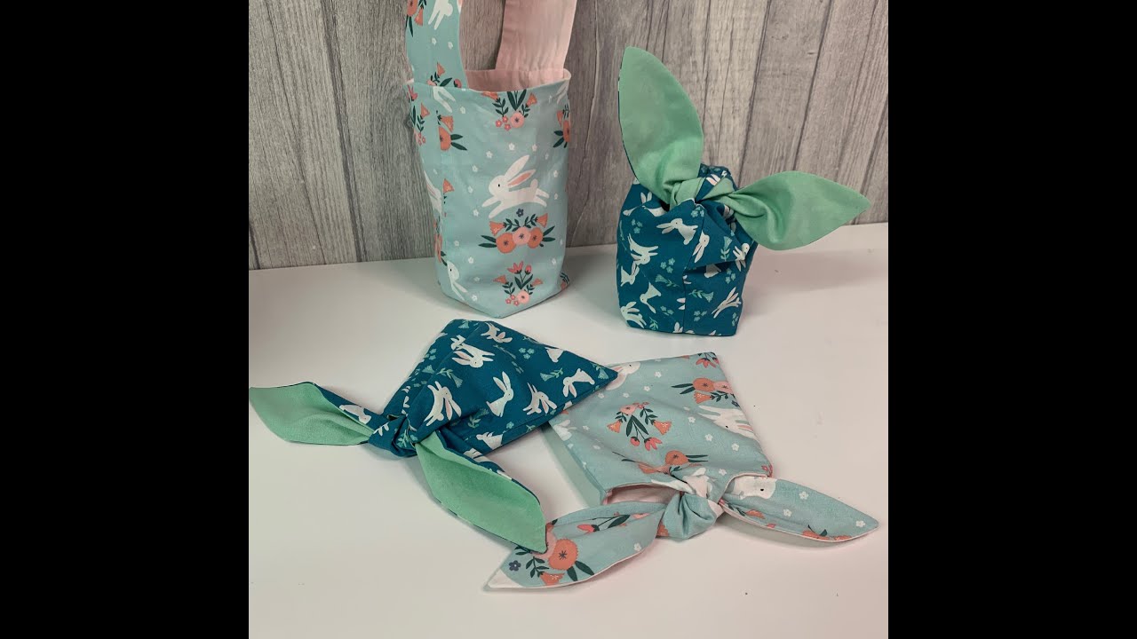 Easter Bunny bags Tutorial (2 ways) - YouTube