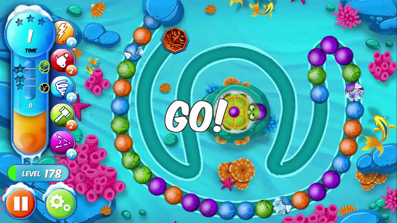 oka WWoka Marble Shooter level 176-180 - Game mini - YouTube