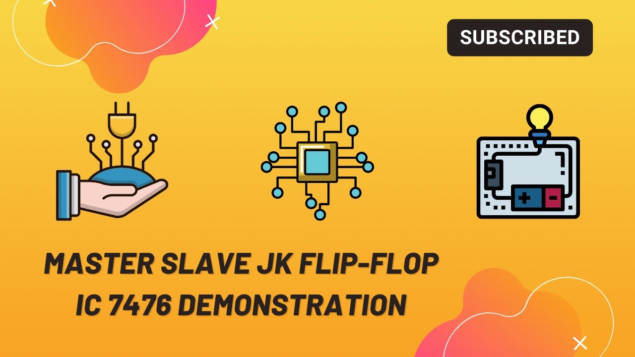 Digital electronics |Digital techniques | Master slave JK Flip-flop| IC ...