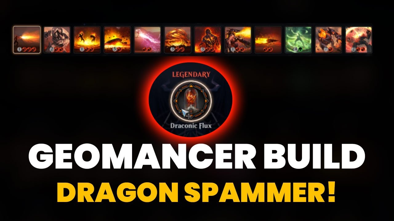 My GEOMANCER Build with 'Draconic Flux' Legendary Artifact | Magic ...