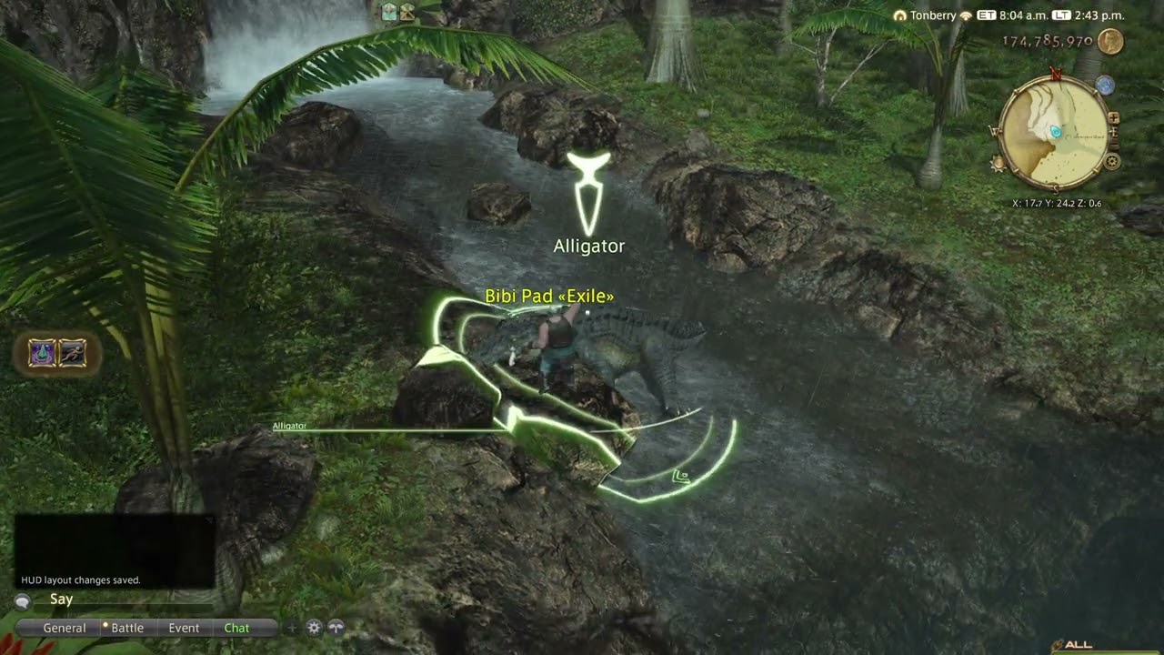 FF14 Island Sancturary - Catching an Alligator - YouTube