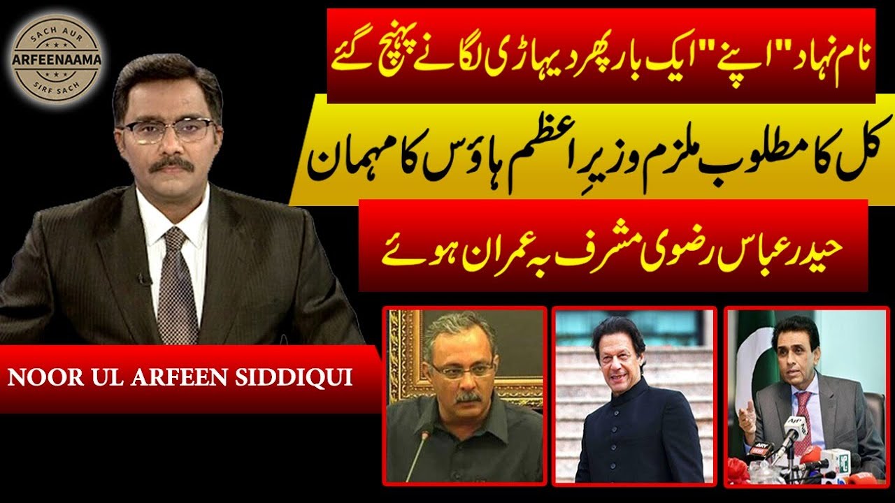 Haider Abbas Rizvi MQM London Meets PM Imran Khan | Arfeenaama - YouTube