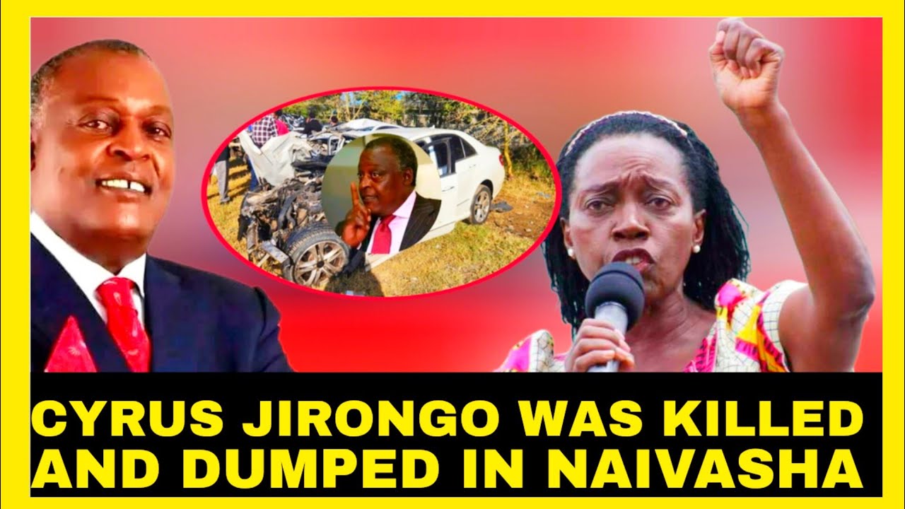 CYRUS JIROMGO WAS KILLED AND DUMPED IN NAIVASH!!MARTHA KARUA SAYS - YouTube