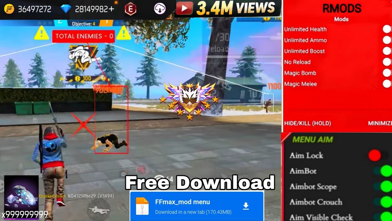 Free Fire Headshot Hack 😱 || Free Fire Me Hack Kaise Lagaye | FF Hack ...