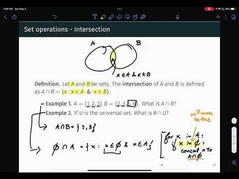 Set Theory - Set Operations - YouTube