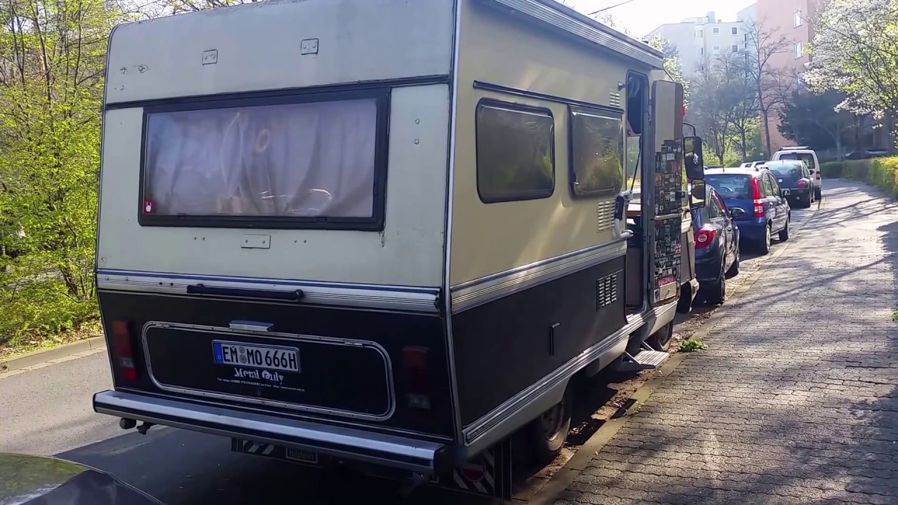Hymer B522 auf Ford Transit Basis - 1. Start nach dem Winter - YouTube