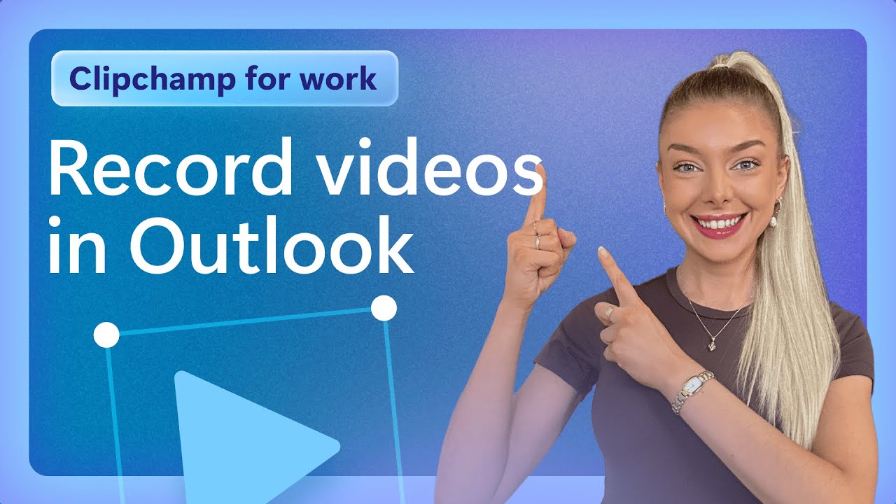 How to record and embed video in Microsoft Outlook - YouTube