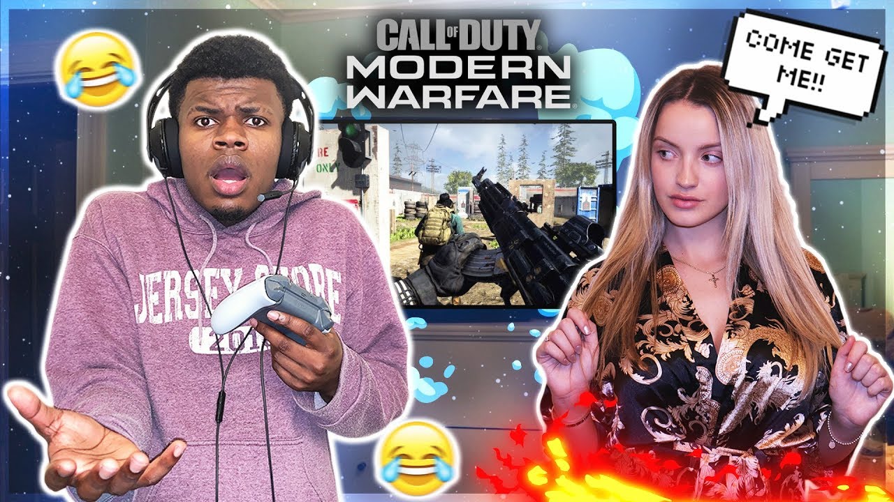 Distracting My Boyfriend While He Plays Call of Duty Modern Warfare ...