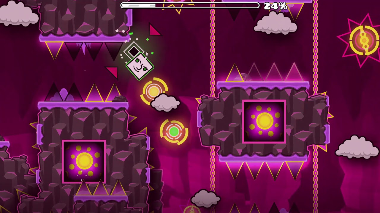 Geometry Dash- Fingerdash v3 60% (Progress video 4) - YouTube