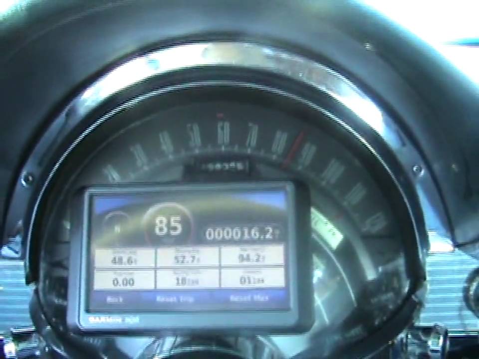 1961 Chrysler speedometer calibration against a GPS - YouTube