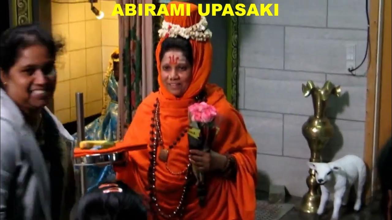 Denmark Sri Abirami Amman Temple. ABIRAMI UPASAKI ANNAI SONG BY GERMANY V.GNANALINGAM. - YouTube