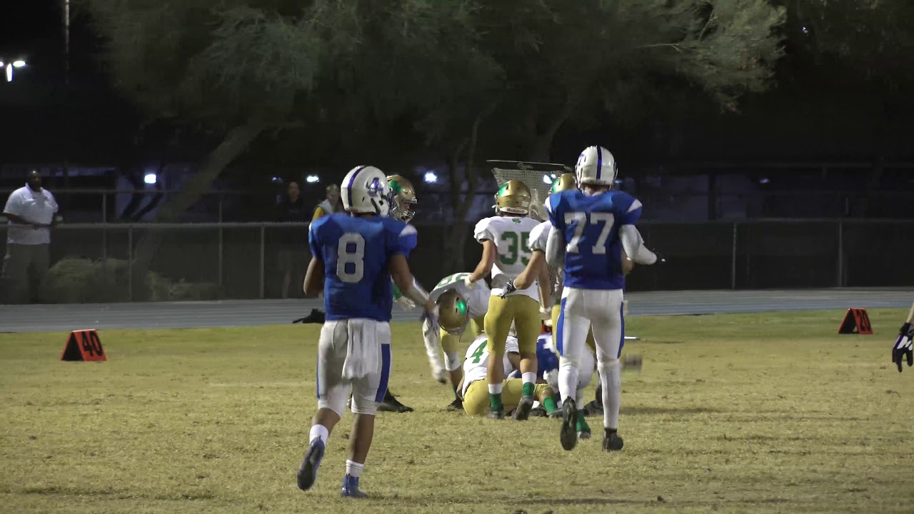 VCS 2019 Football vs Yuma Catholic - YouTube