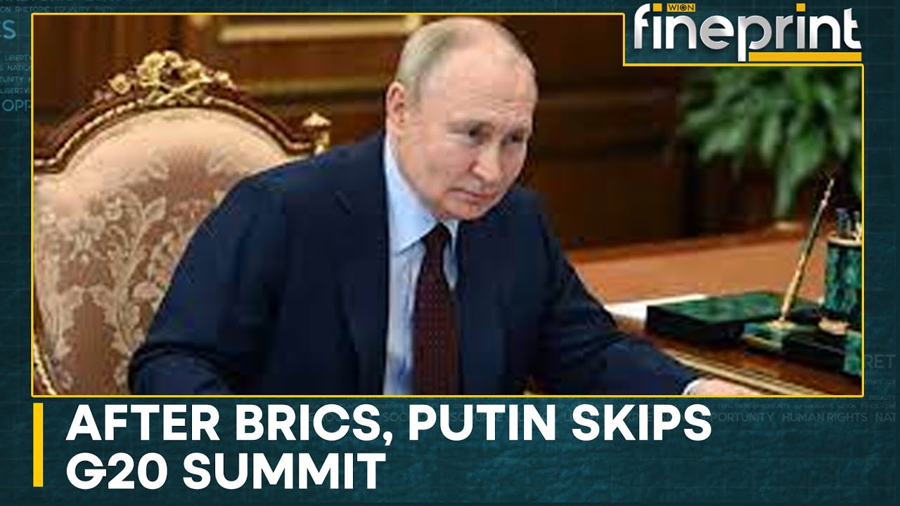 Vladimir Putin skips G20 summit for second consecutive year | WION ...