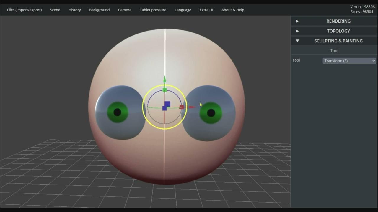 SculptGL -- easy first project -- part 1 - YouTube