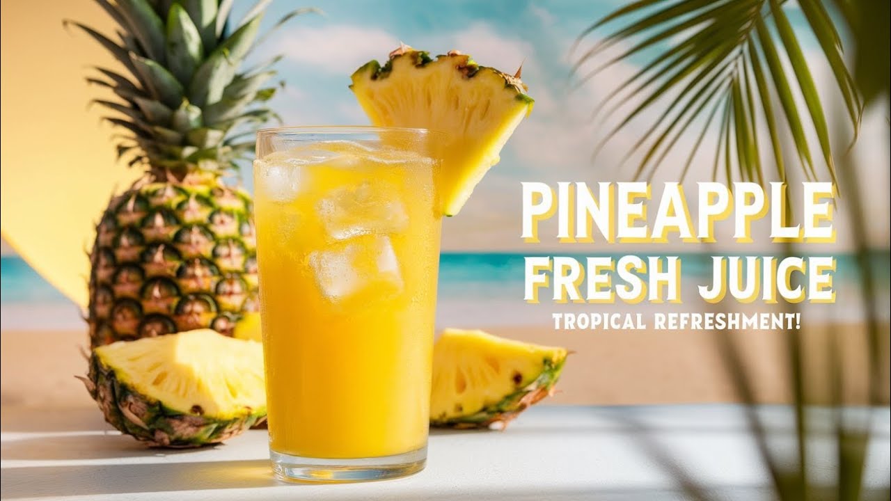 🍍 Pineapple Fresh Juice – A Refreshing Tropical Delight! 🍹 | Taste ...