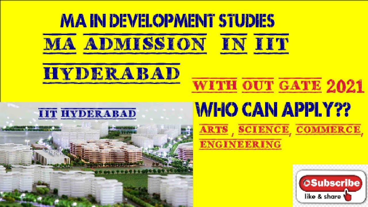 MA ADMISSION HAS BEEN STARTED IN IIT ।। MA IN IIT HYDERABAD ।।GOOD NEWS ...