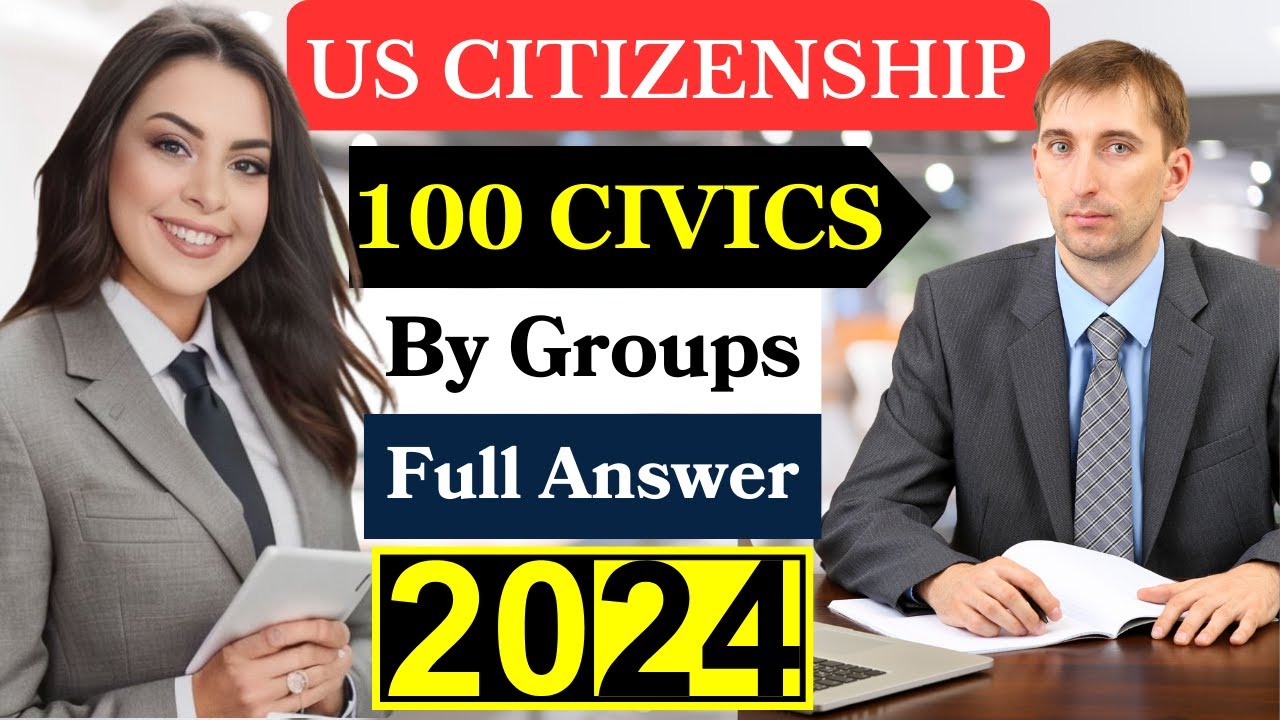 US Citizenship Interview 2024 | 100 Civics Test Questions and Answers ...