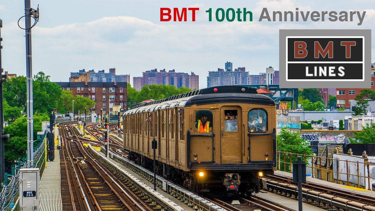 BMT Subway: The BMT Lines 100th Anniversary Fan Trip - YouTube