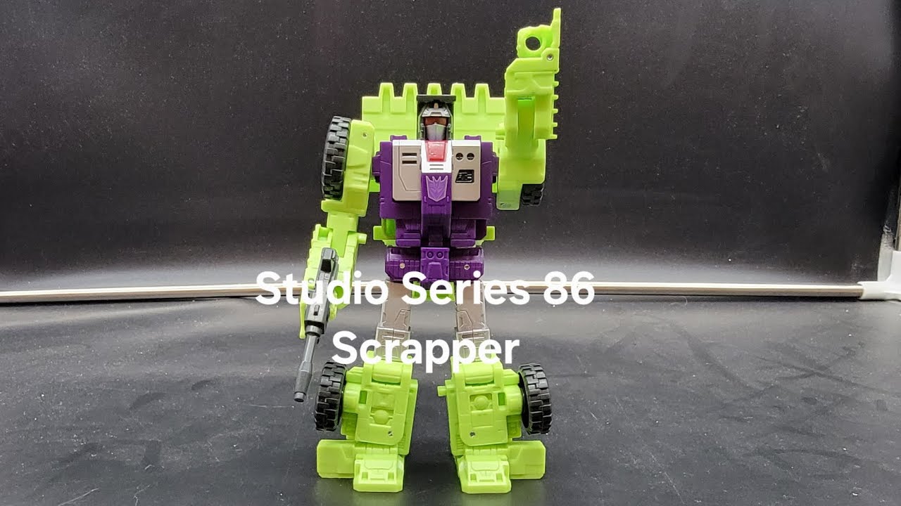 Transformers Studio Series (86 movie) Constructicon Scrapper review ...