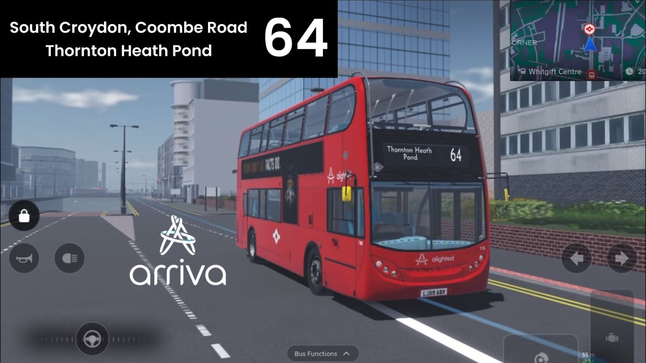 Croydon: London Bus Simulator- Route 64 - YouTube