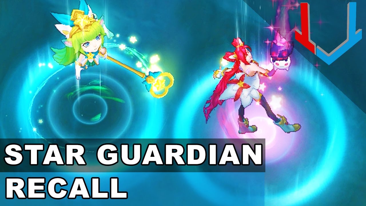 All Star Guardian Skins - RECALL Animations (League of Legends) - YouTube