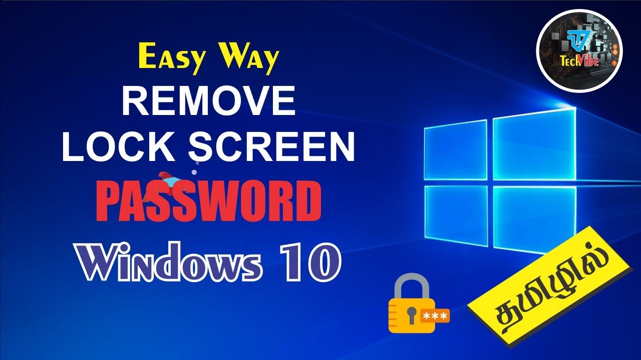REMOVE LOCK SCREEN PASSWORD WINDOWS 10 - YouTube