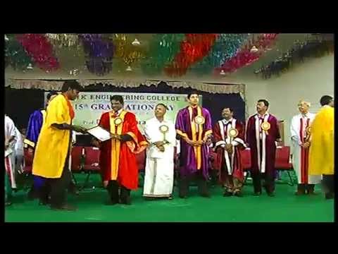 RMK Engineering College 15th Graduation Day 2014 - YouTube