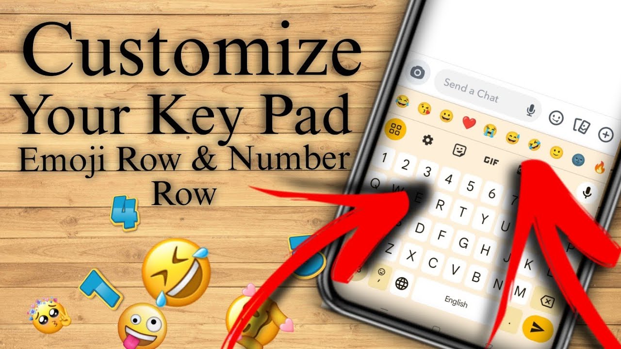 Show Number & Emoji Row In Your Keypad 🔥 #pacifict7 - YouTube