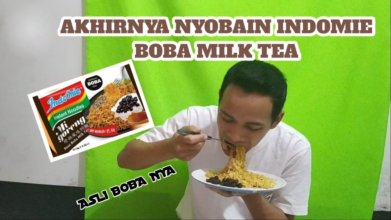 RIVIEW !!! INDOMIE RASA BOBA MILK TEA PERTAMA DI INDONESIA - YouTube