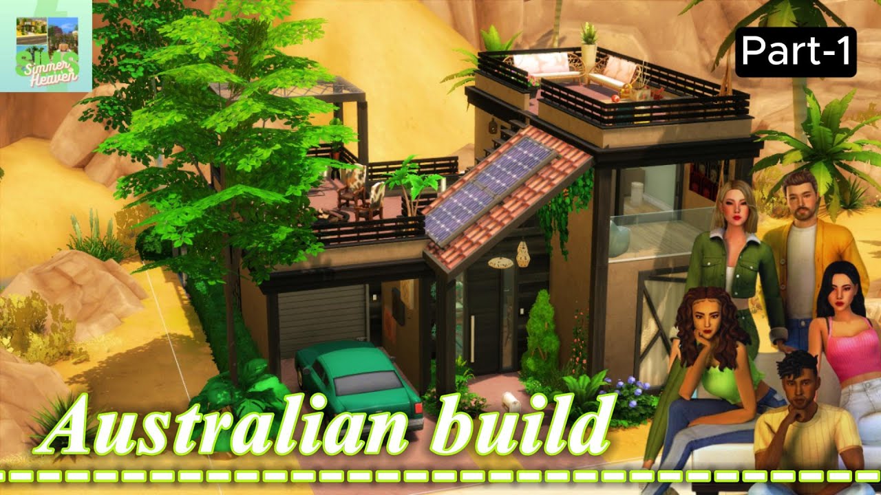 Australian Build in the world of SPRING OASIS | THE SIMS 4 | # ...