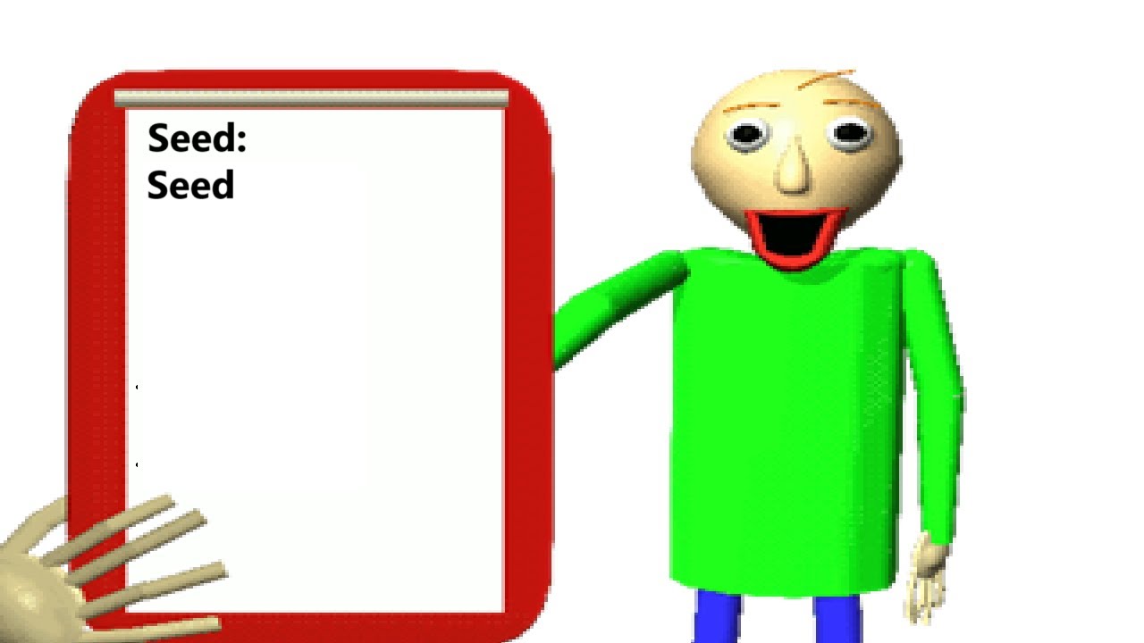 Baldi's Basics Plus - seed: Seed - YouTube